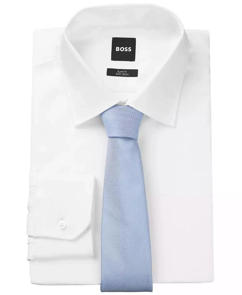 Hugo Boss Men's Micro-Pattern Jacquard Silk Tie - Ties - Free Shipping ...