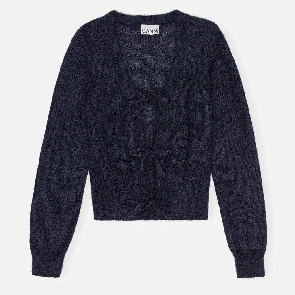 Ganni Mohair-Blend Knit Cardigan - BeyondStyle