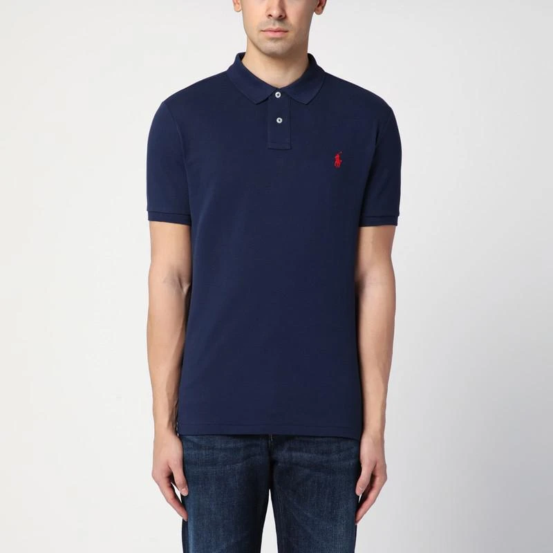 Polo Ralph Lauren Navy blue cotton polo shirt - Polo Shirts - BeyondStyle