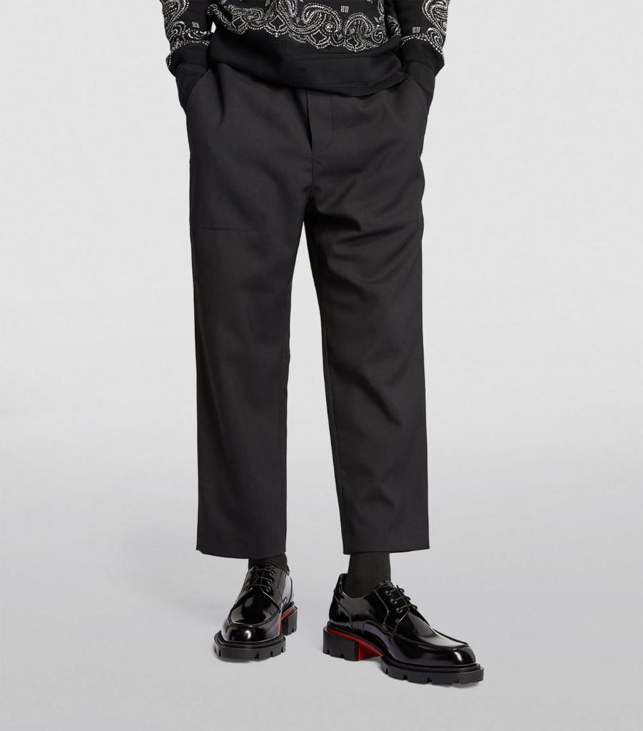 Christian Louboutin Our Georges L Leather Derby Shoes BK01 Christian Louboutin Our Georges L Leather Derby Shoes BK01