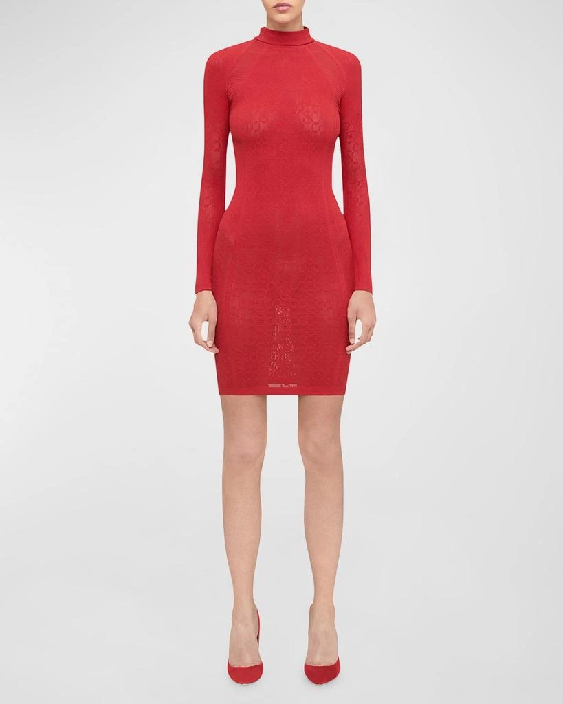 Wolford x Simkhai Warp-Knit Logo Mini Dress - Dresses & Skirts - Free ...