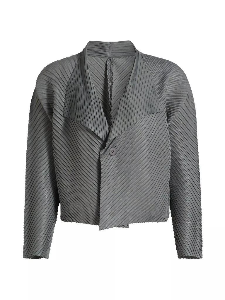 Issey Miyake Restore Blend Pleats Jacket - Jackets - Free Shipping ...