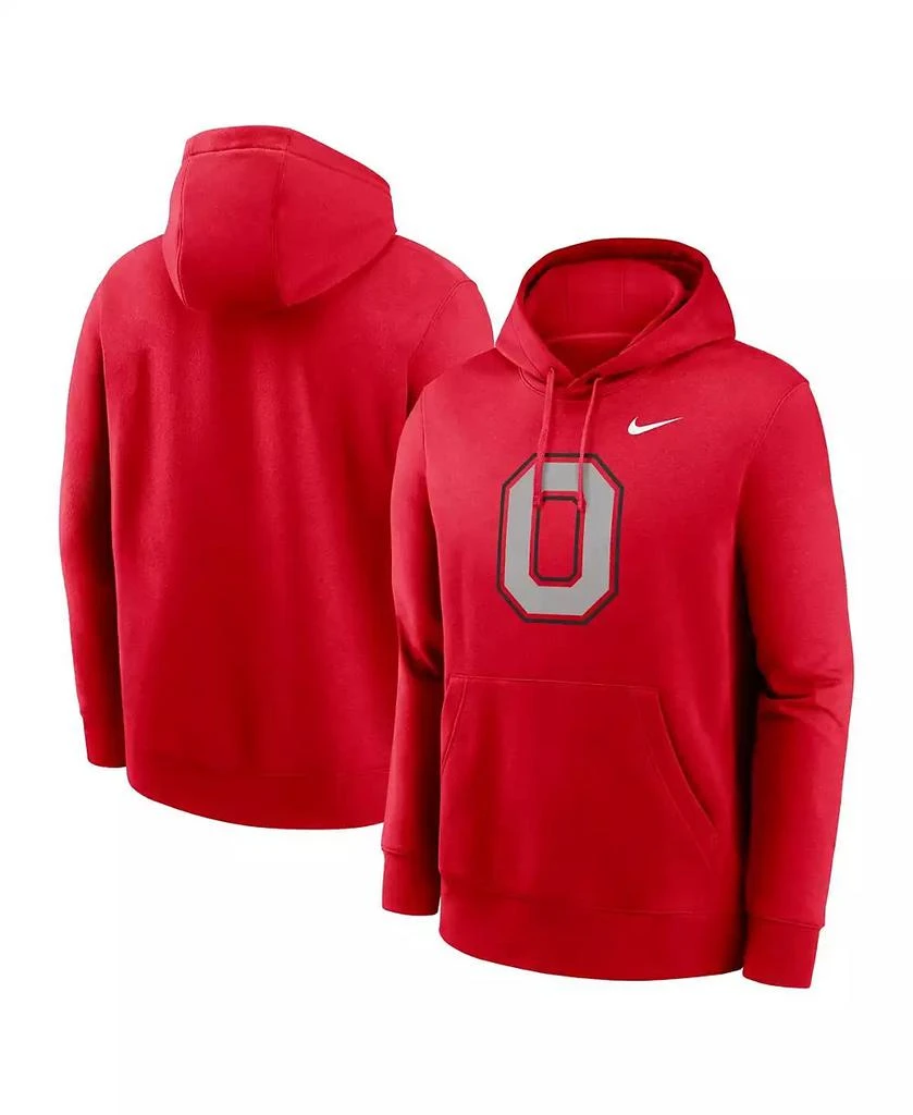 NIKE Men's Scarlet Ohio State Buckeyes Primetime Alternate Logo Club ...
