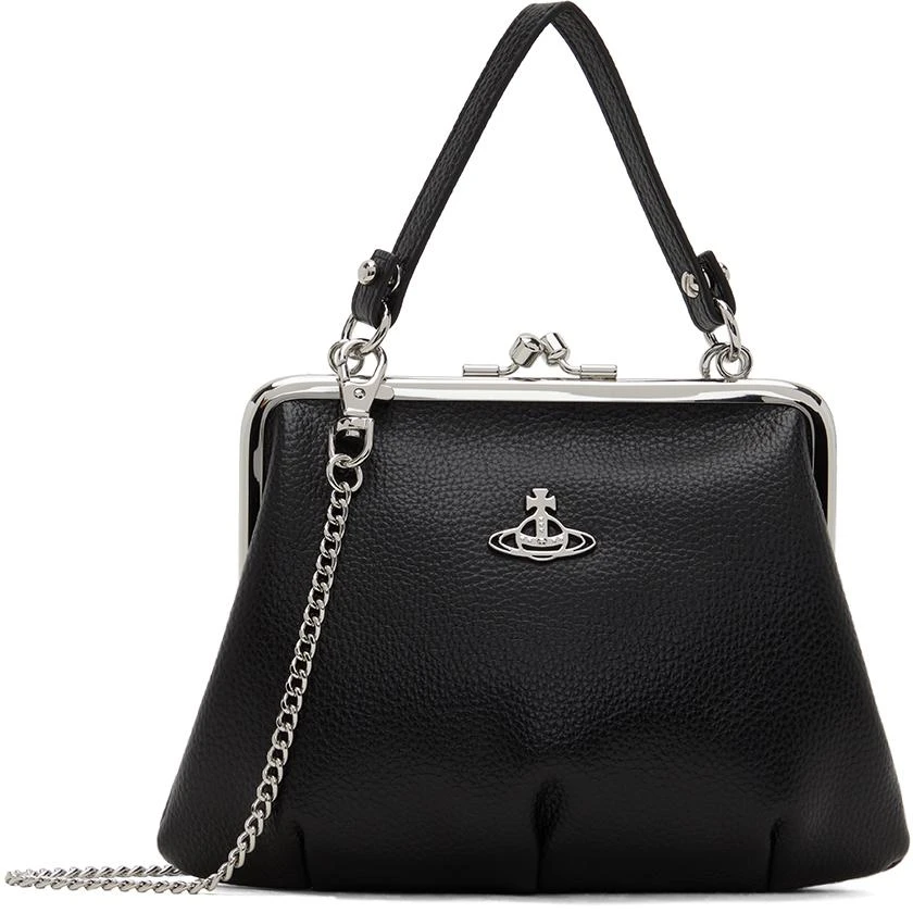 Vivienne Westwood Black Granny Frame Bag - Crossbody Bags - BeyondStyle