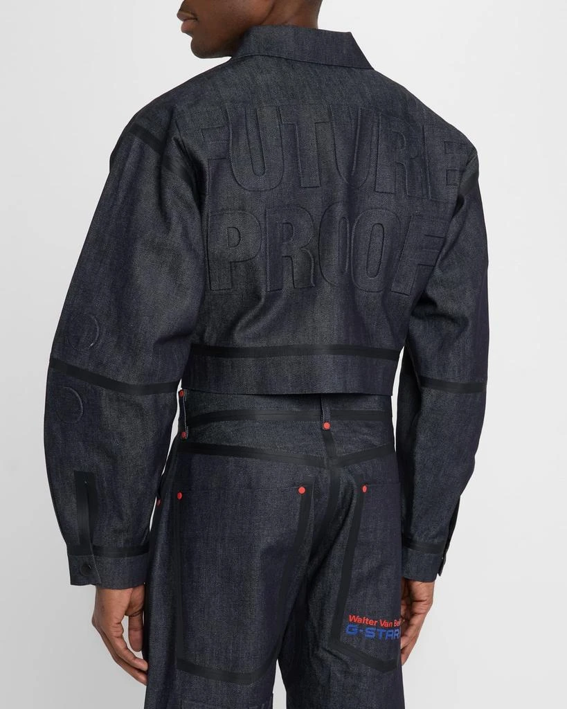 G-Star Men's GSxWVB Denim 3D Embossed Ball Jacket - Jackets - Free ...