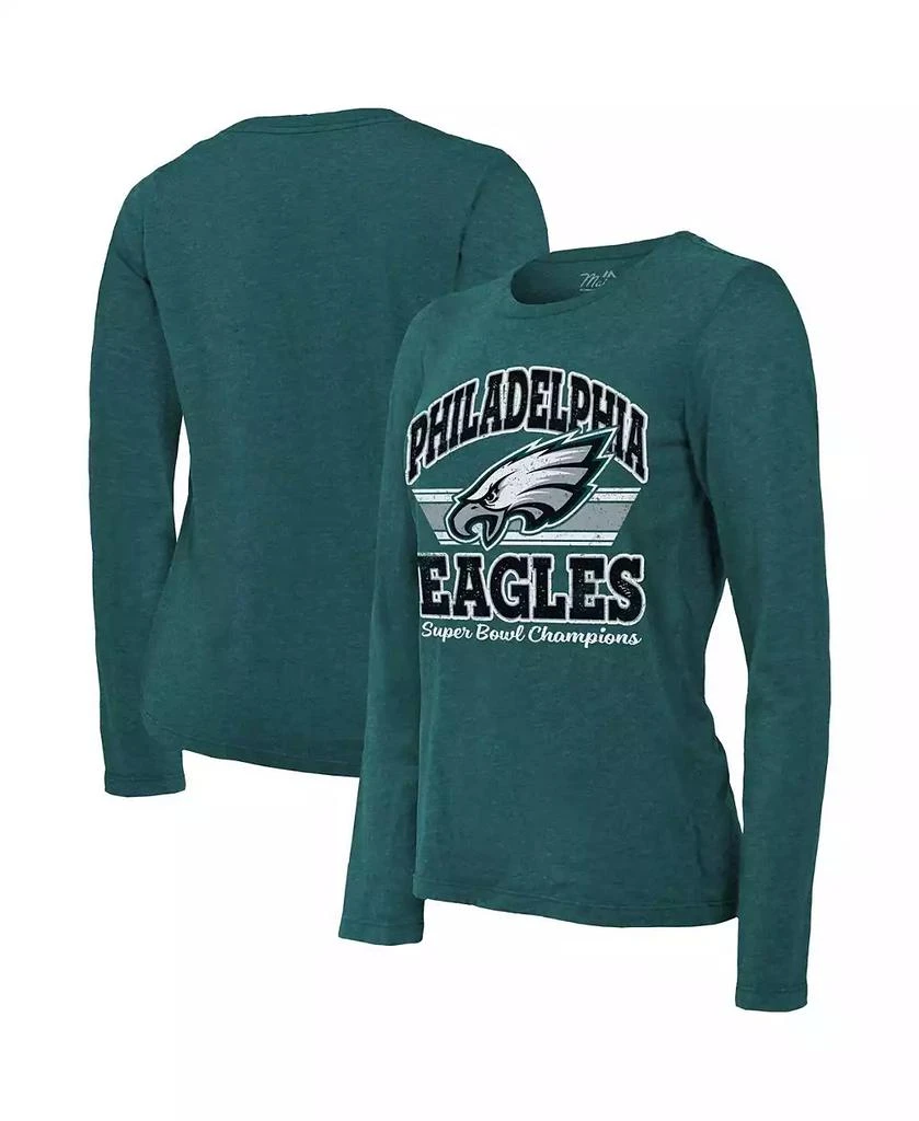 Majestic Women's Midnight Green Philadelphia Eagles Super Bowl LIX Champions Coffin Corner ...