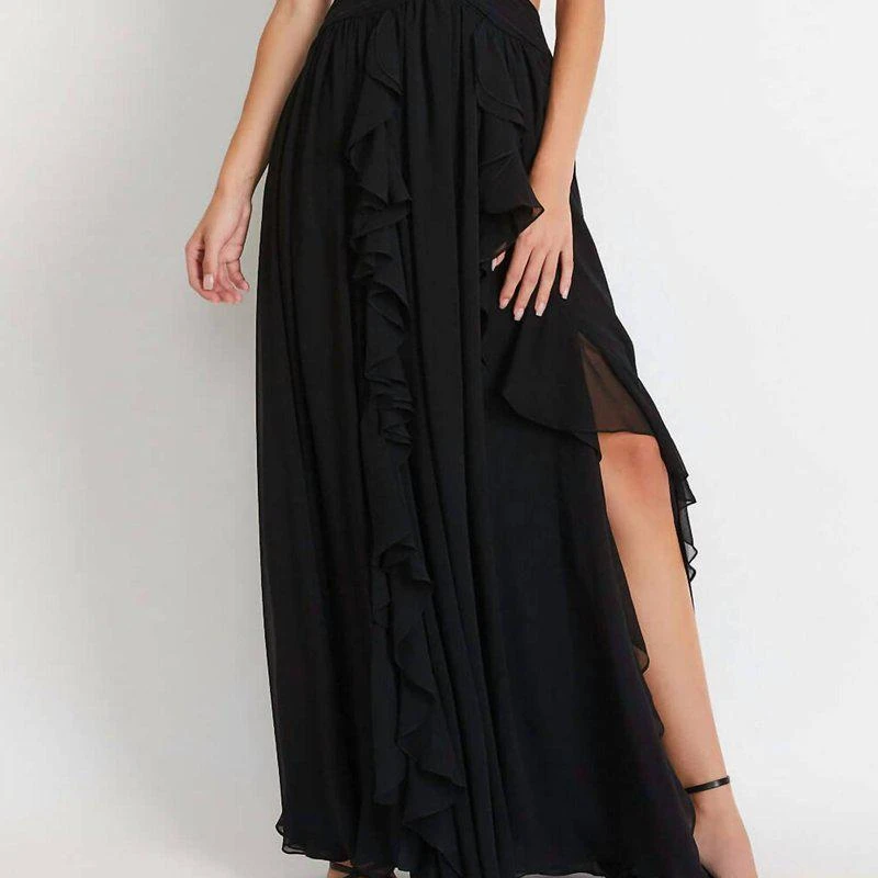 Pat Bo Flutter Sleeve Maxi Dress - Dresses & Skirts - Free Shipping ...