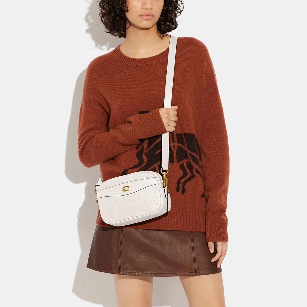 Coach Coach Pebbled Leather Camera Bag - Crossbody Bags - Free Shipping ...