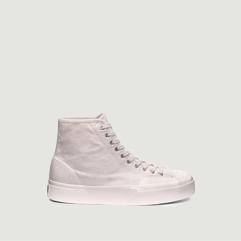 Artifact Selvedge Duck cotton high top sneakers WHITE SUPERGA – On Sale ...