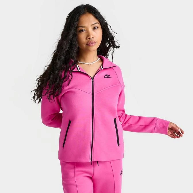 NIKE Women's Nike Sportswear Tech Fleece Windrunner Full-Zip Hoodie ...