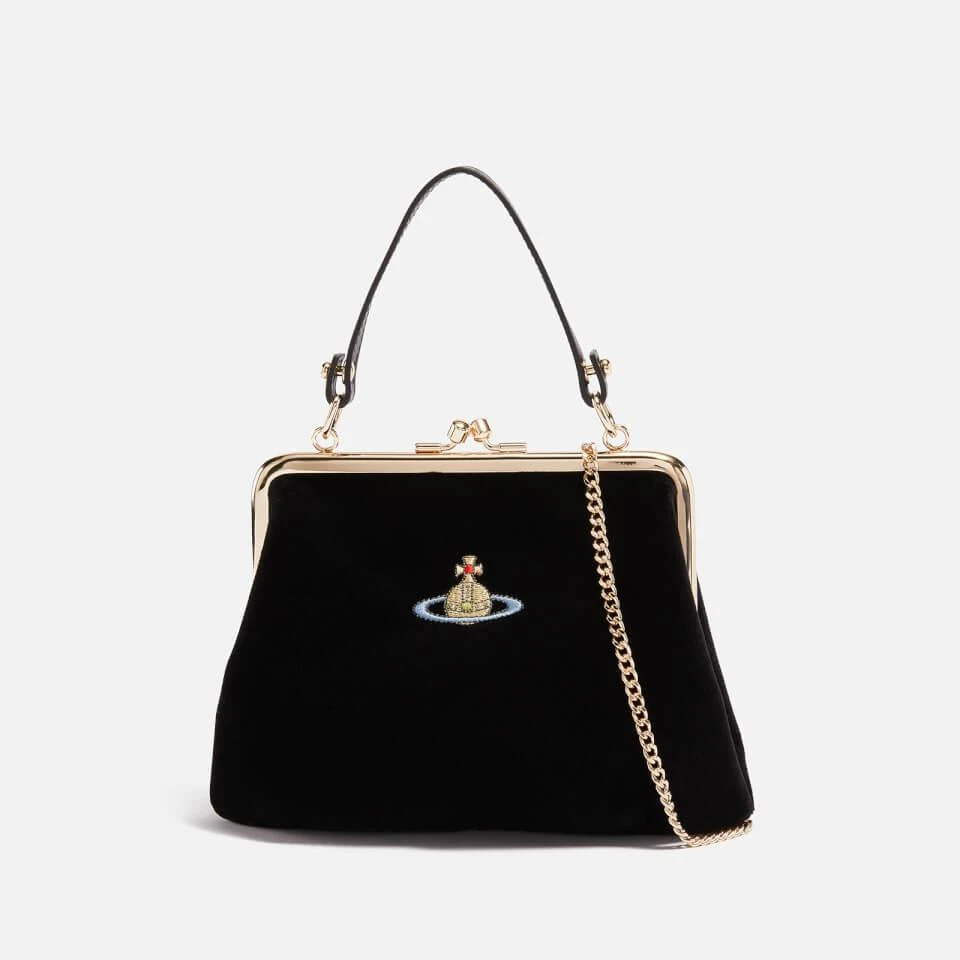 Vivienne Westwood Vivienne Westwood Granny Frame Velvet Purse - Tote Bags - Free Shipping ...