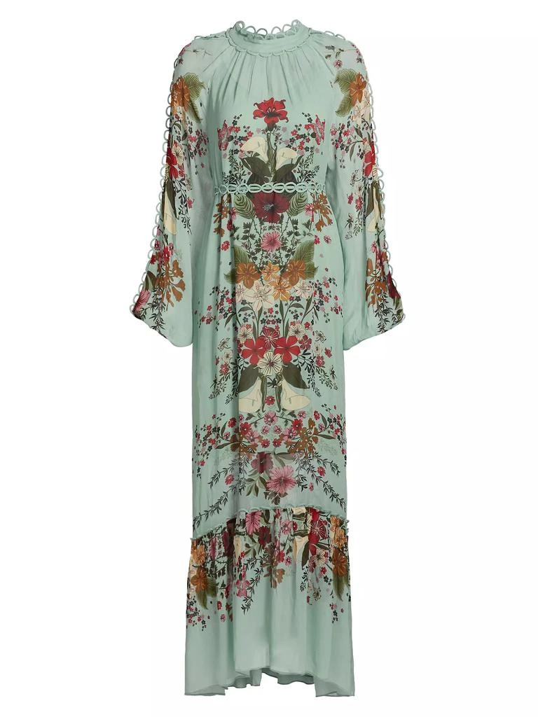 Farm Rio Beauty Bouquet Long-Sleeve Maxi Dress - Dresses & Skirts ...
