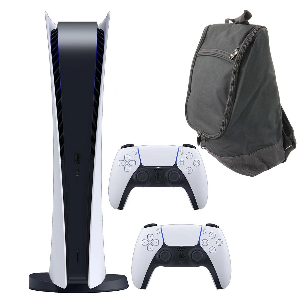 Shop PlayStation 5 Digital Console with Additional Controller and Carry ...