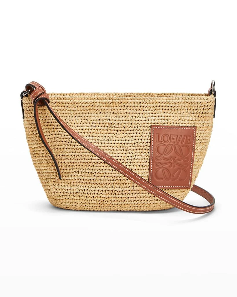 Loewe x Paula's Ibiza Pochette Medium Raffia Crossbody Bag - Shoulder ...