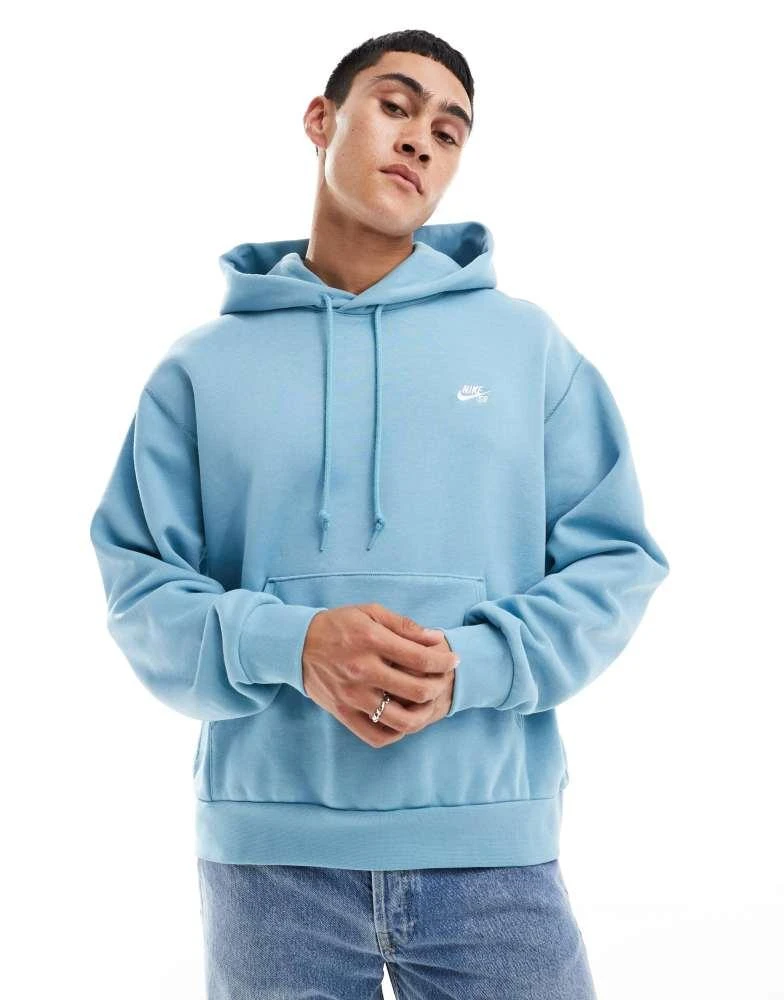 Nike SB essential logo hoodie in light blue – On Sale Now with Up to 47 ...