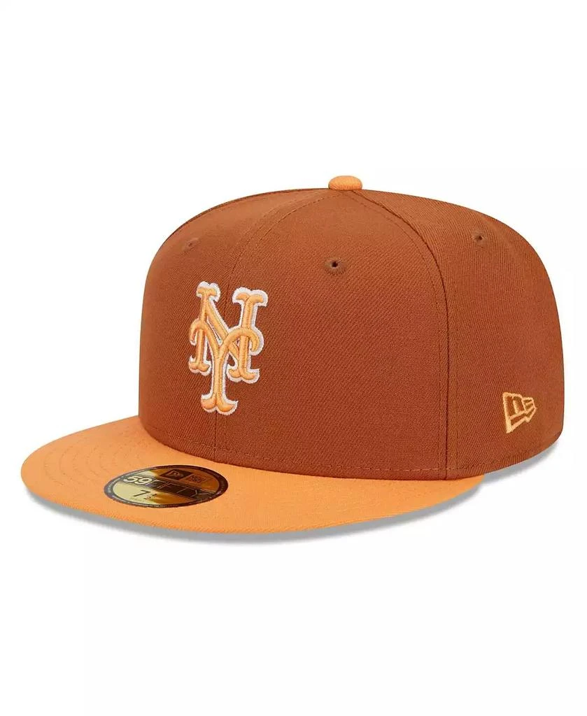 New Era Men's Brown/Orange New York Mets Spring Color Basic Two-Tone ...