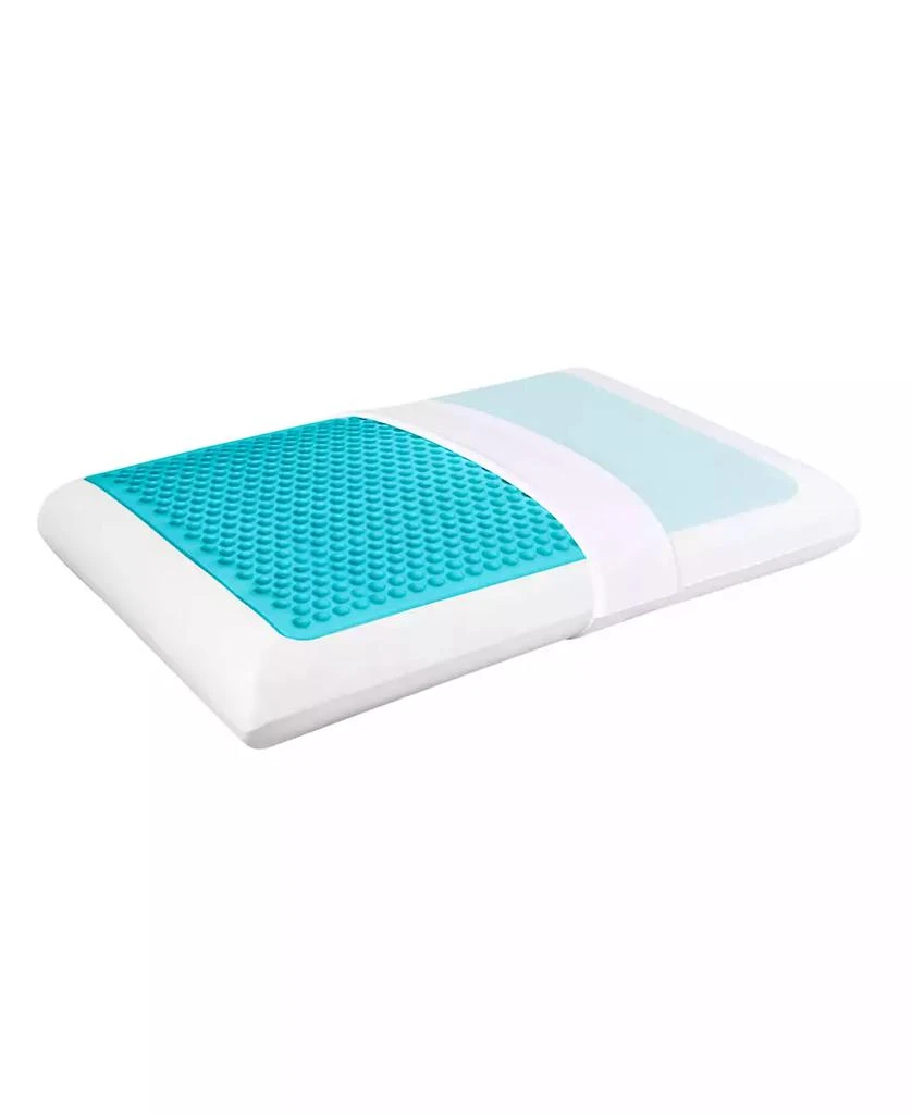 Comfort Revolution Queen Bubble Gel Memory Foam Pillow - Free Shipping ...