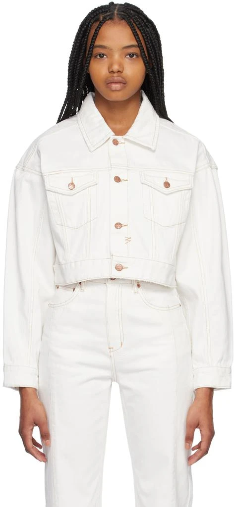 Ksubi White Billie Denim Jacket - Coats - BeyondStyle