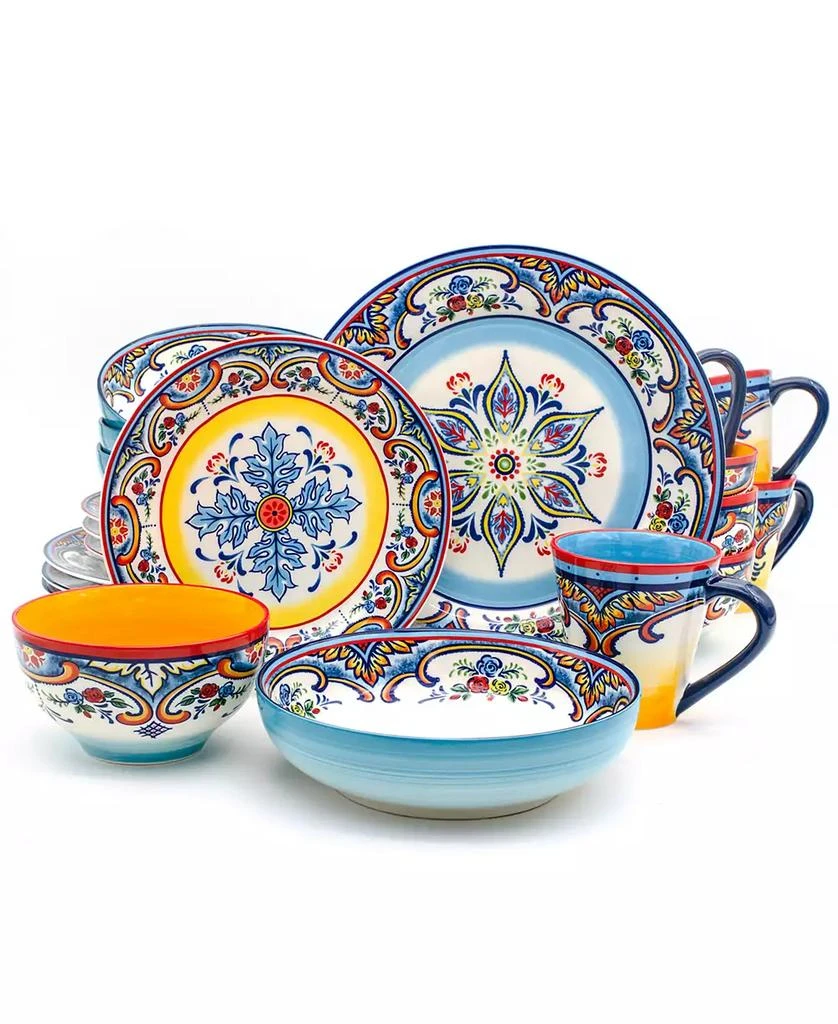 Shop Zanzibar 20 Pc. Dinnerware Set, Service for 4, Exclusively at Macy ...