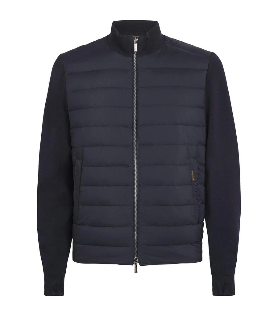 Moorer Quilted Bomber Jacket - Jackets - BeyondStyle