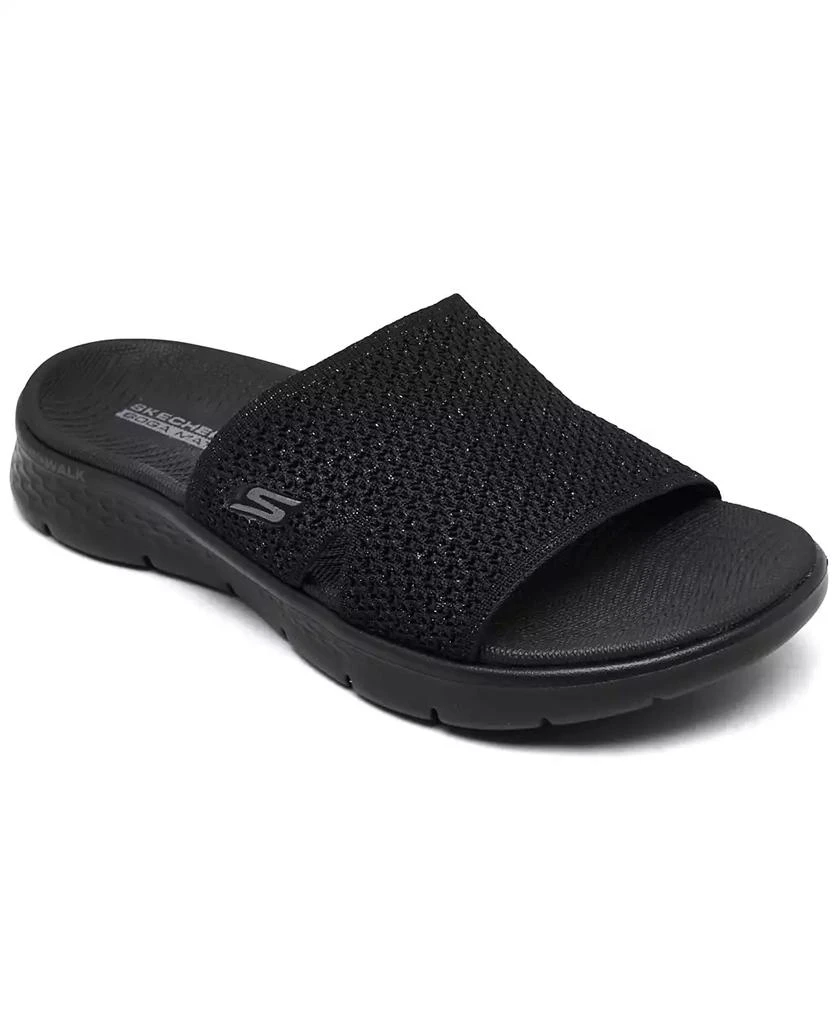 Skechers Women's GO Walk Flex - Timeless Wide Width Slide Sandals from ...