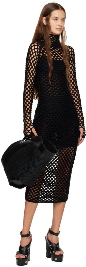 Shop Black Cage Knit Maxi Dress on Sale at BeyondStyle – Get 11% Off ...