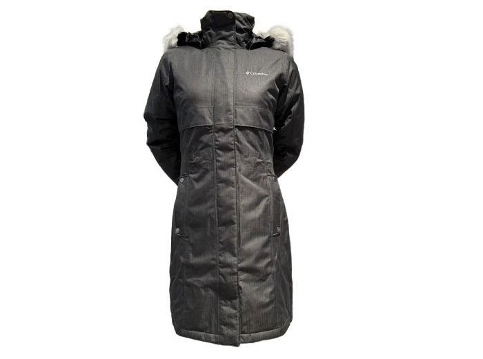 Shop After The Lodge FS Long Down Jacket Femme Noir on Sale at ...
