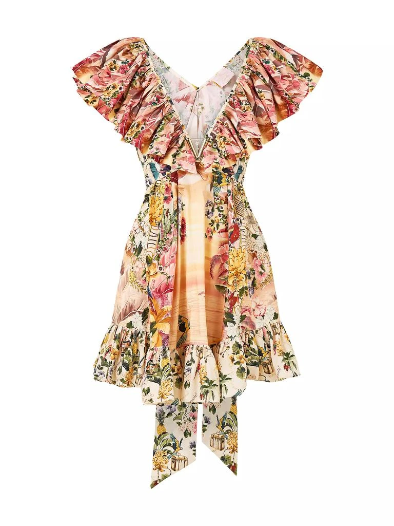 Camilla Camilla x White Lotus Frill Hardware Minidress - Dresses ...