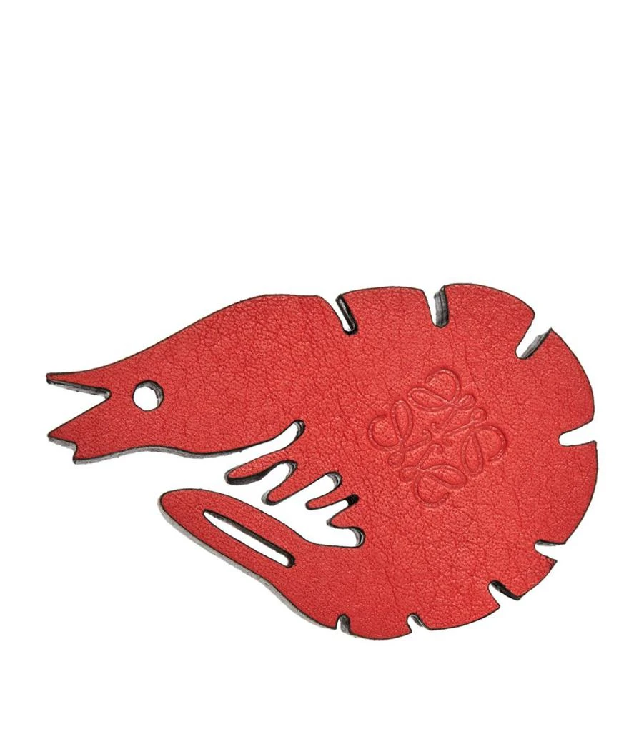 Loewe x Paula's Ibiza Leather Shrimp Keychain - BeyondStyle