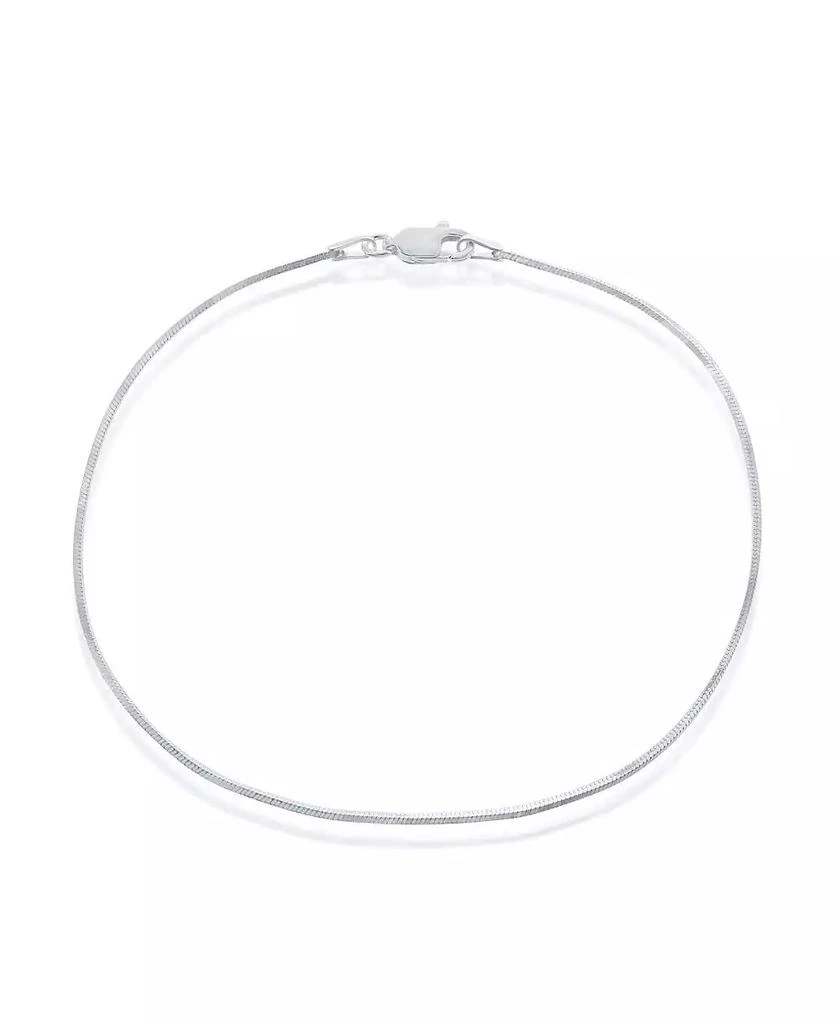 Shop Sterling Silver Square Snake Anklet on Sale at BeyondStyle – Get ...