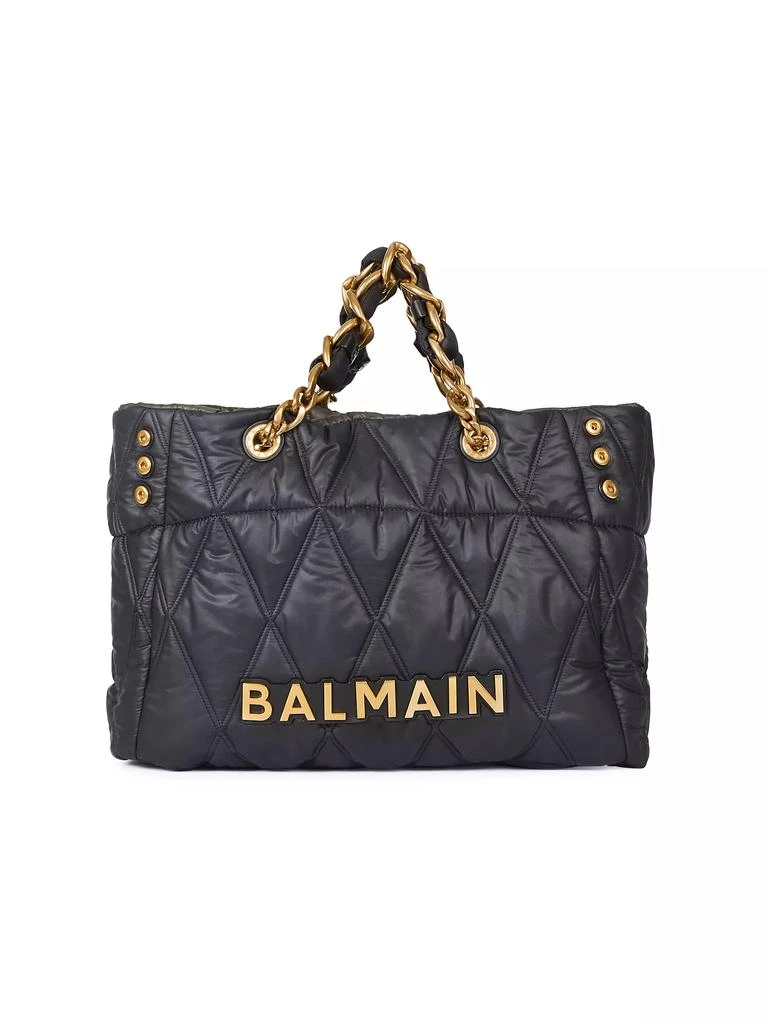 Balmain 1945 Grid-Quilted Tote Bag - Tote Bags - Free Shipping ...