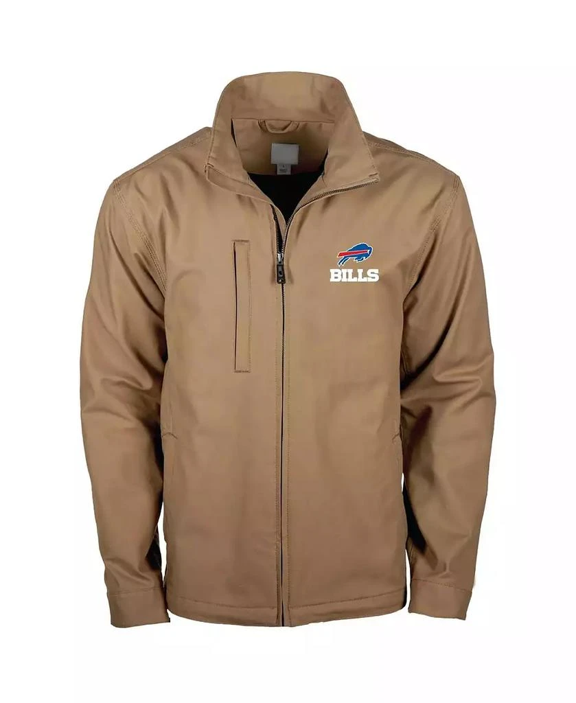 Dunbrooke Men's Tan Buffalo Bills Journey Workwear Tri-Blend Full-Zip ...