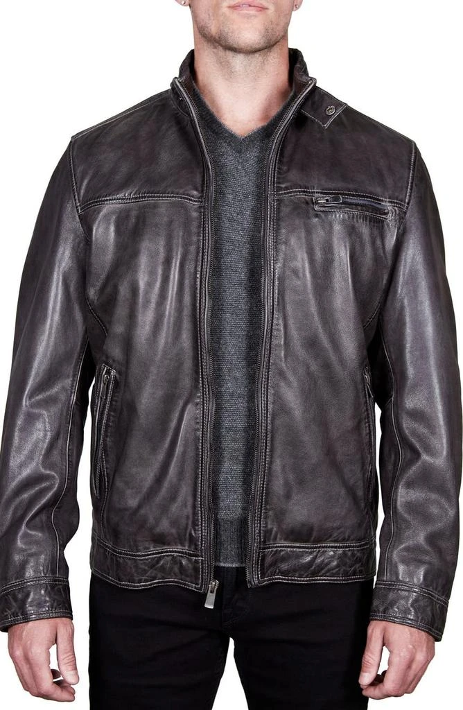 Missani Le Collezioni Leather Jacket - Jackets - Free Shipping ...