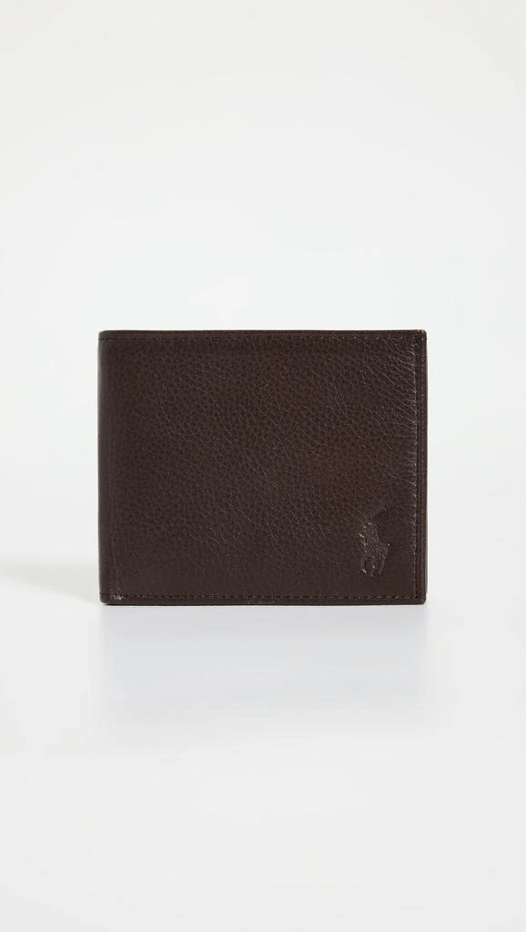 Ralph Lauren Pebbled Leather Wallet - Wallets - Free Shipping - BeyondStyle
