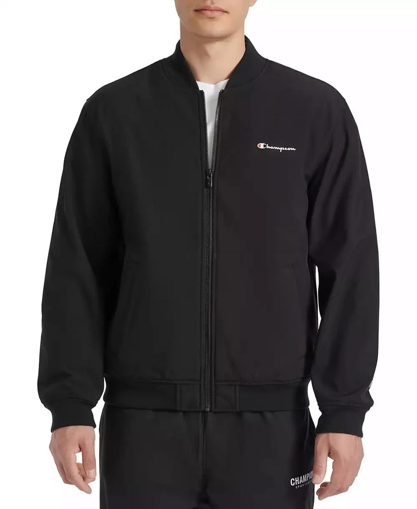 CHAMPION Men's Logo Varsity Bomber Jacket - Jackets - Free Shipping ...