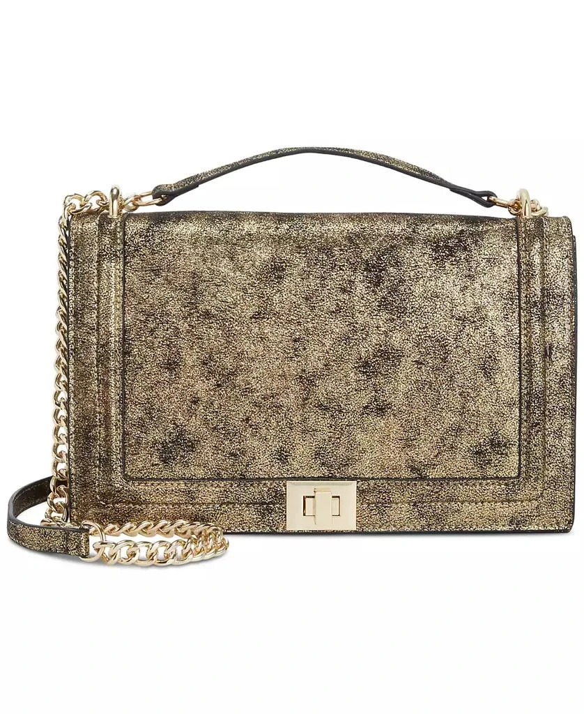 I.N.C. International Concepts Ajae Flap Metallic Shoulder Bag, Created ...