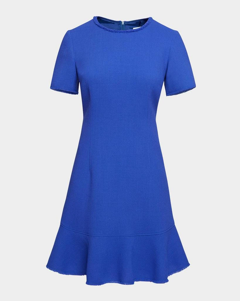 Santorelli Manta Fringe-Trim Tweed Mini Dress - Dresses & Skirts - Free ...