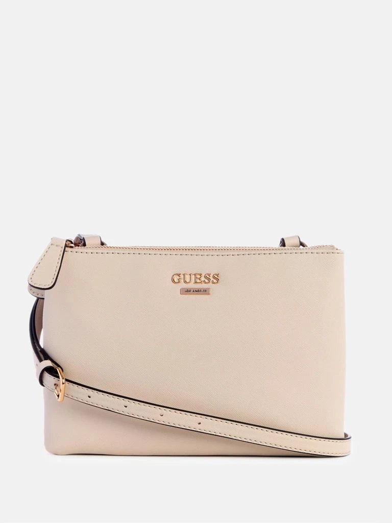 Guess Factory Akir Triple Compartment Crossbody - Crossbody Bags - Free ...