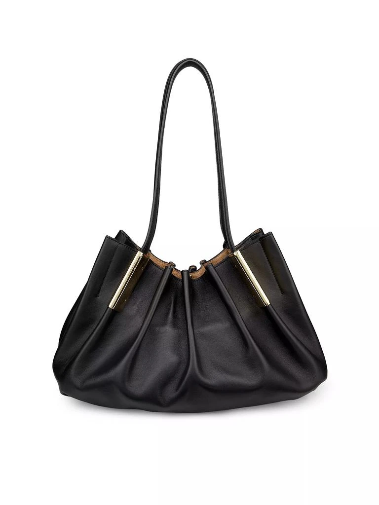 Ulla Johnson Isadora Mini Ruched Leather Tote Bag - Tote Bags - Free ...
