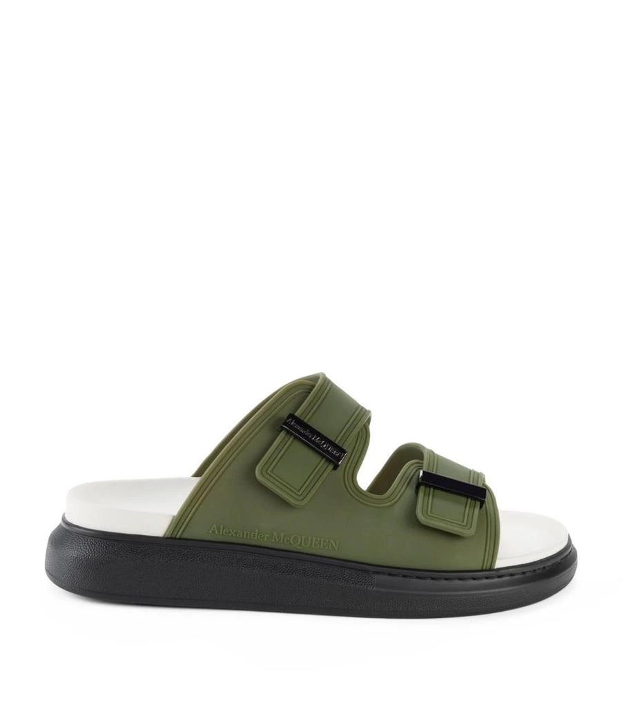 Alexander McQueen Logo Slides - Sandals - BeyondStyle