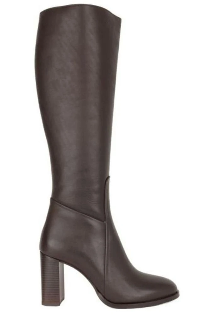 Shop Sergio Moretti Low-Heel Long Boots on Sale at BeyondStyle – Get 35 ...