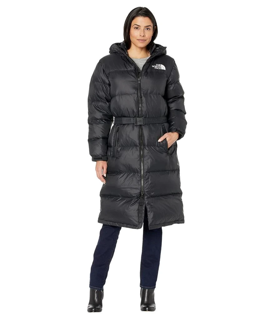 The North Face Nuptse Belted Long Parka - Coats - Free Shipping ...