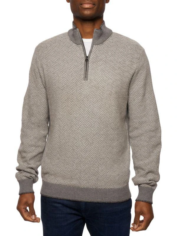 Robert Graham Draco Quarter-Zip Sweater - Sweaters - BeyondStyle