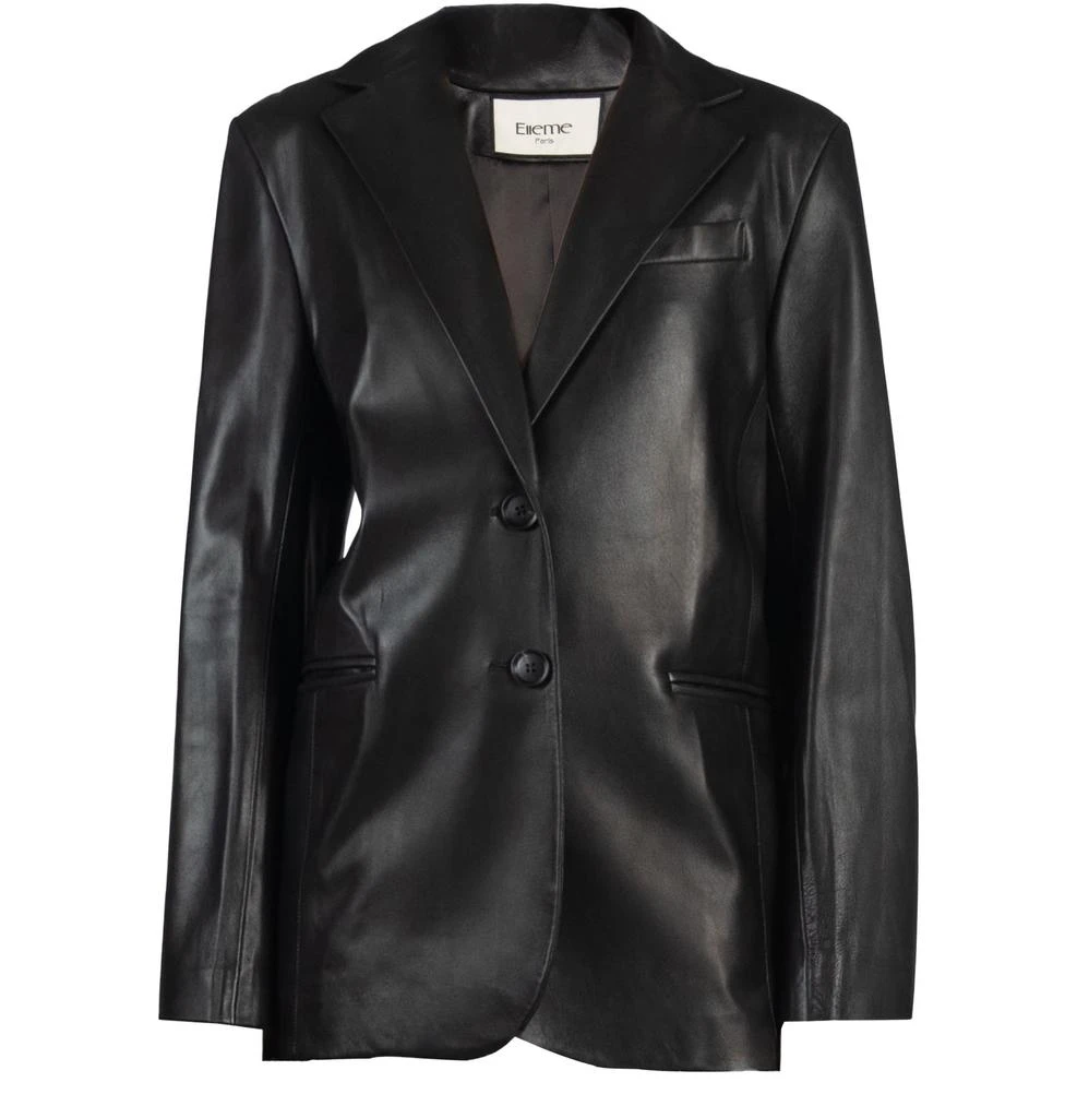 Elleme Leather suit jacket - Jackets - Free Shipping - BeyondStyle