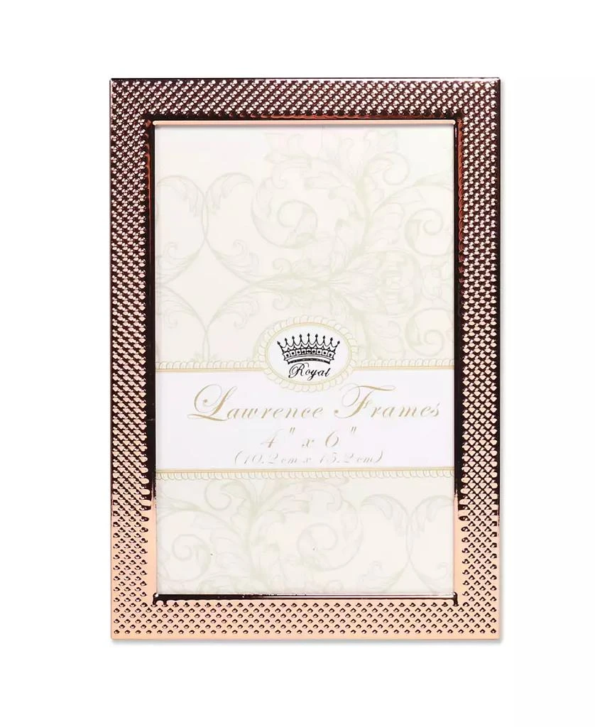 Lawrence Frames Fawn Pin Dot Pattern Copper Picture Frame - 4" x 6 ...