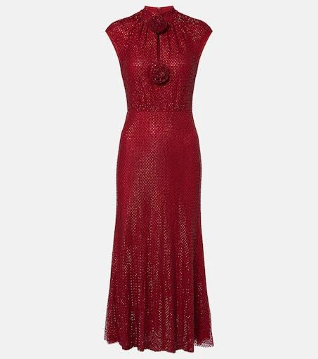 Embellished fishnet midi dress – On Sale Now with Up to 41% Off ...
