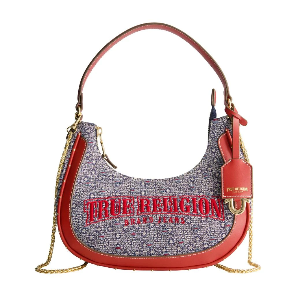 Shop Striped Denim Small Hobo on Sale at BeyondStyle – Get 59% Off ...