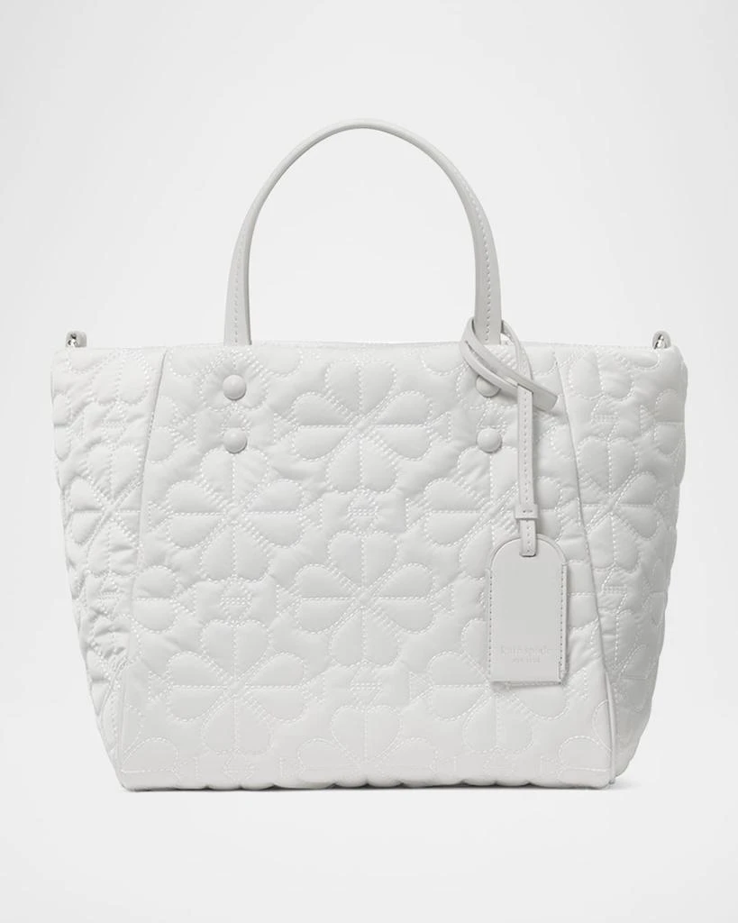 tilly small quilted fabric tote bag - Tote Bags - BeyondStyle