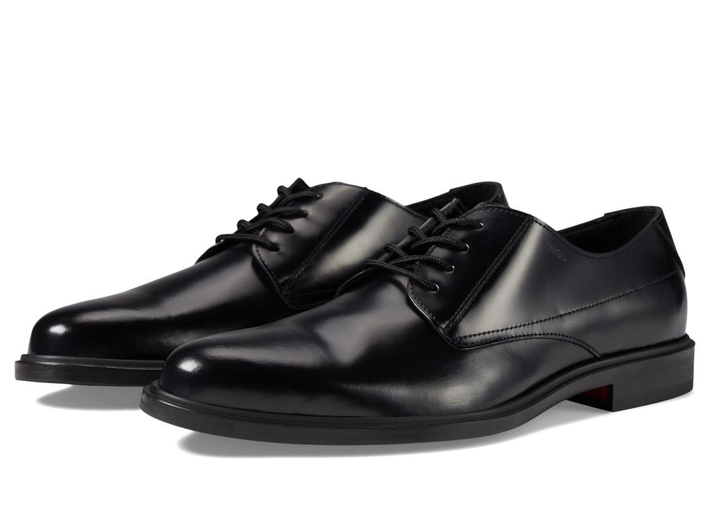 Hugo boss plain toe leather derby store