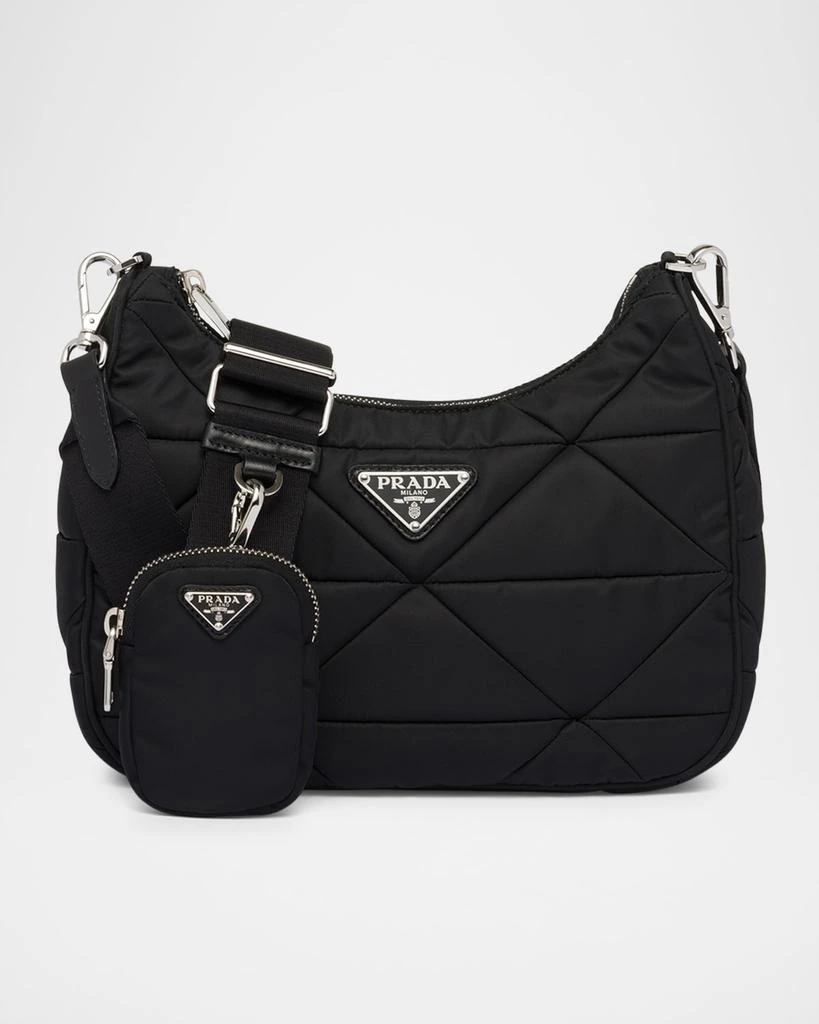 Prada Padded Re-Nylon Shoulder Bag - Shoulder Bags - Free Shipping ...